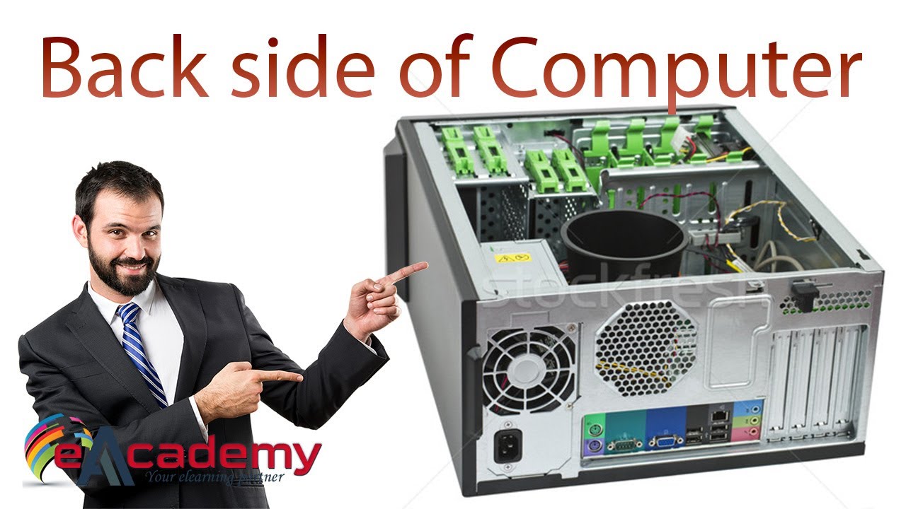 Computer Hardware-Identify Back side of PC - YouTube