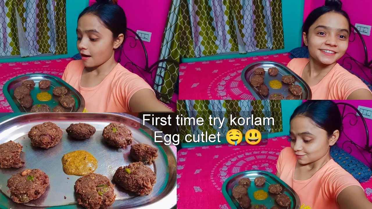 First time try korlam😃 Egg Cutlet🤩#food #love #foodvlog #recipes - YouTube