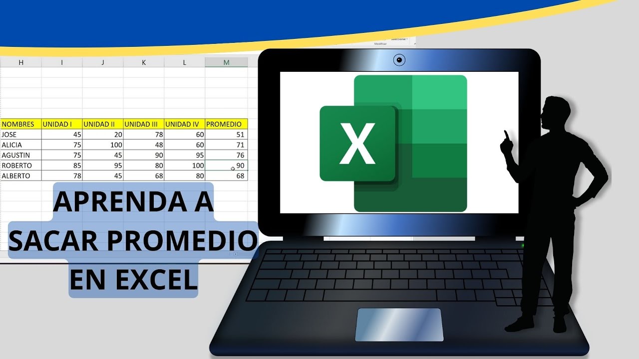Como sacar promedios en Excel - YouTube