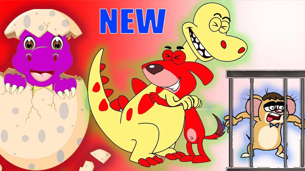 Rat A Tat - T-Rex Dinosaur Egg Hatch - Funny Animated Cartoon Shows For ...