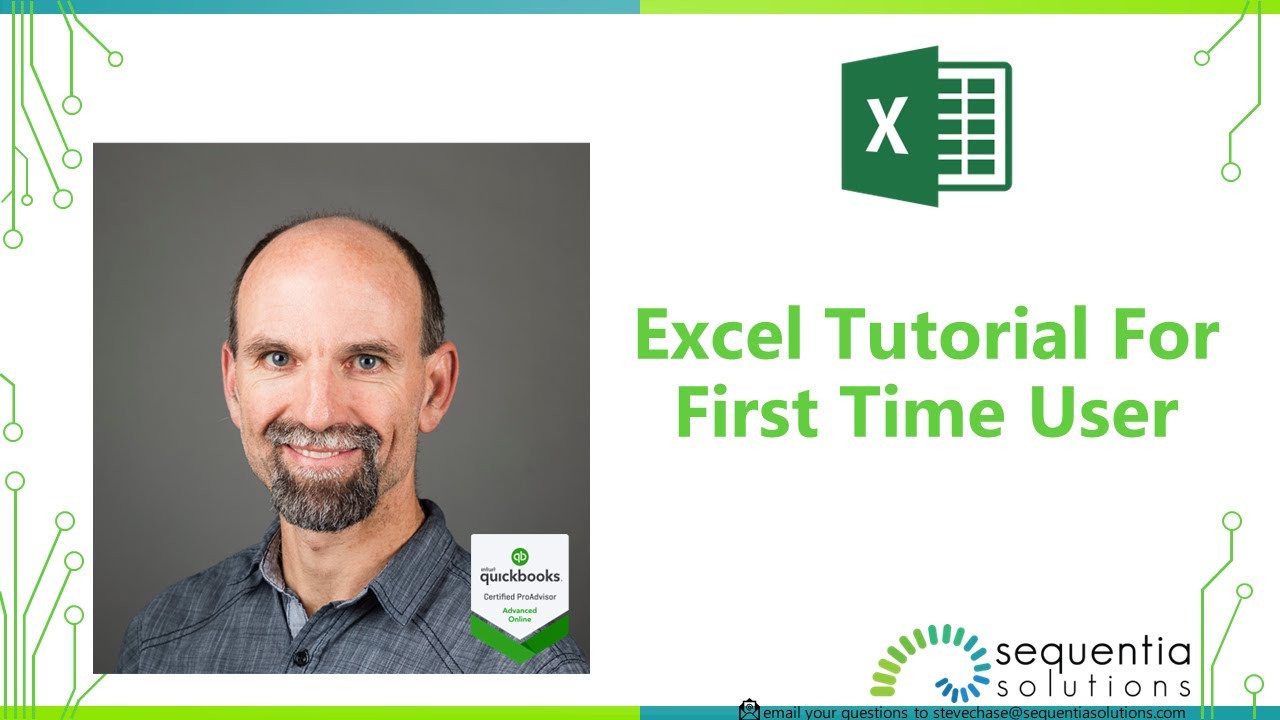 Excel Tutorial for First Time User - YouTube