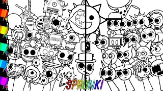 Incredibox Sprunki Big Coloring Pages How To Color Original Sprunki Vs ...