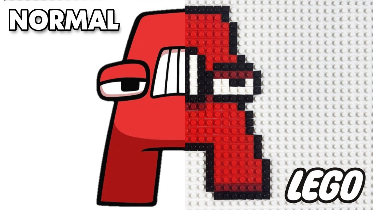 LEGO Pixel Art Alphabet Lore ABCD! - YouTube