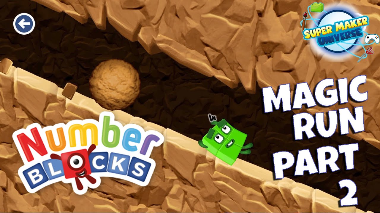 Numberblock Magic Run part 2 - Go Explore App - YouTube