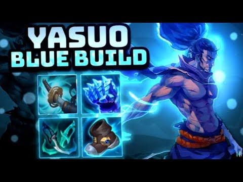 YASUO COM A BUILD AZUL - Lol Wild Rift - YouTube
