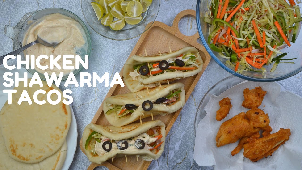 Chicken Shawarma Tacos | Chicken Shawarma Recipe | Recipe By Tour 2 ...
