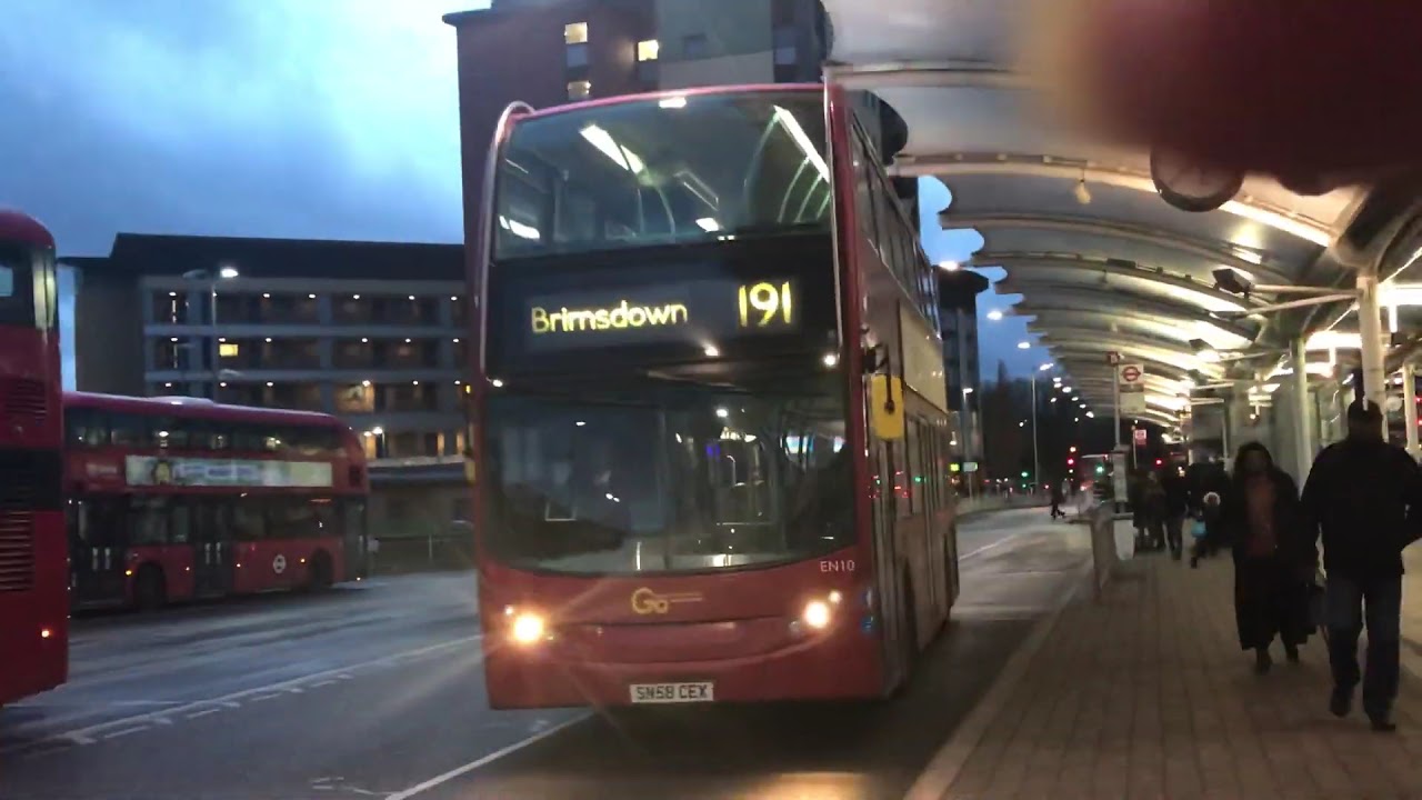 191 arriving at Edmonton Green Bus Station - YouTube