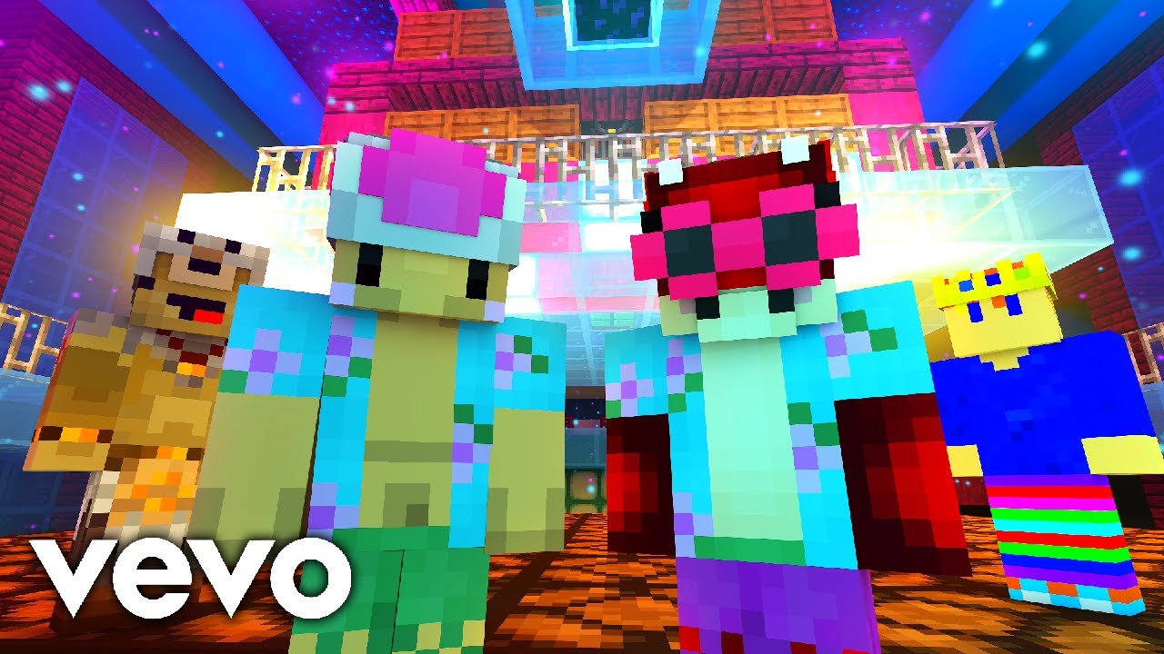 Lined & Shawen - Minecraft By Night (Clip Officiel) - YouTube Music