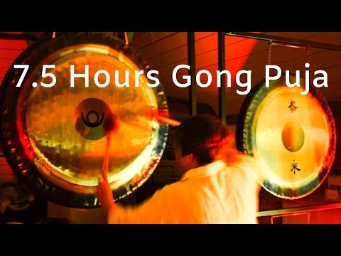 Gong banyo 7.5 saatler nın-nin Gong sesleri .Gong Puja - gong banyo meditatiion için gevşeme ve uyku