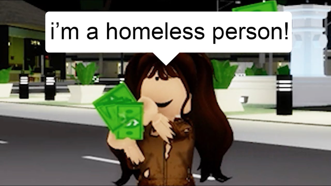 When a homeless asks for money (meme) ROBLOX - YouTube