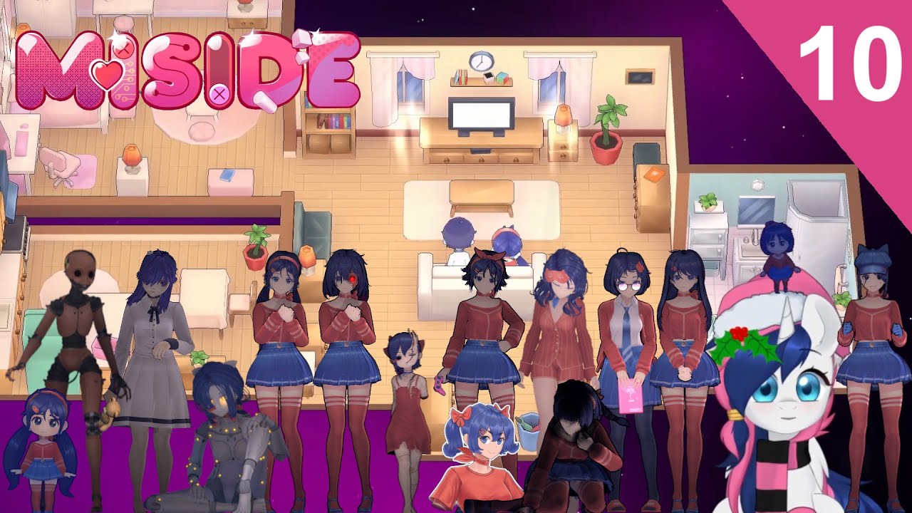 MiSide 100% Part 10 Stay Behind Ending and Peaceful Mode - YouTube