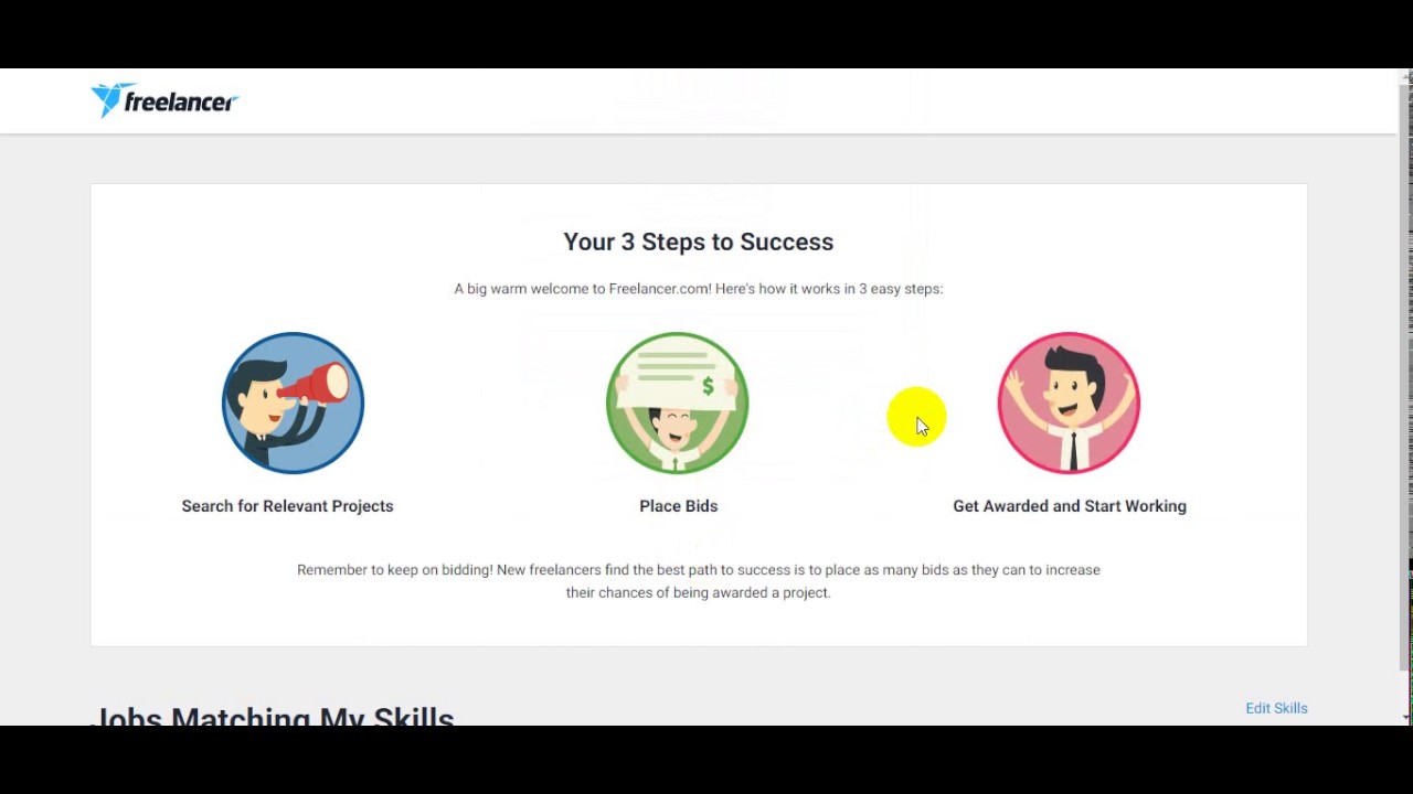 freelancer create profile - YouTube