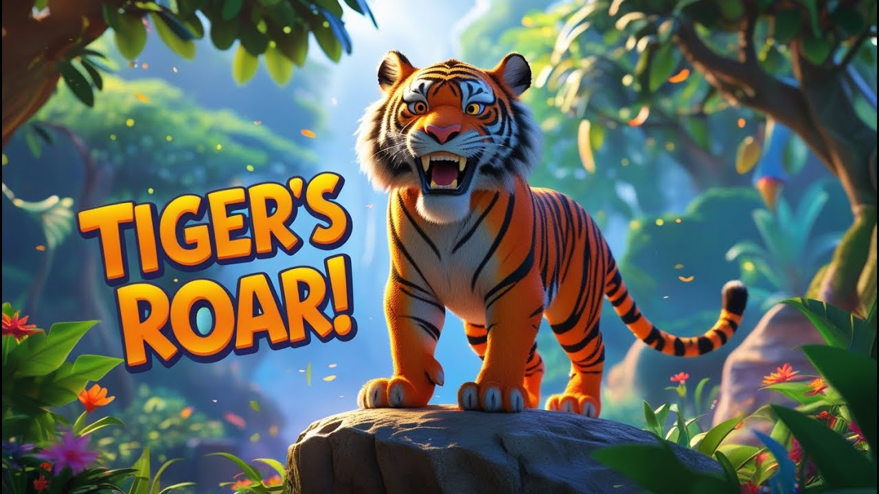 Nursery Song for Kids - Tiger Song -Tiger’s Roar - Fun Jungle Song for ...
