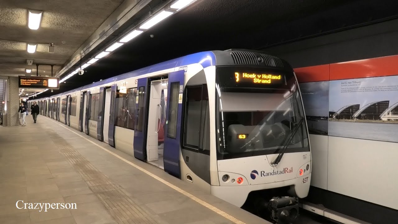 Metro Rotterdam 20 September 2024 met Rookscherm en RSG3 - YouTube