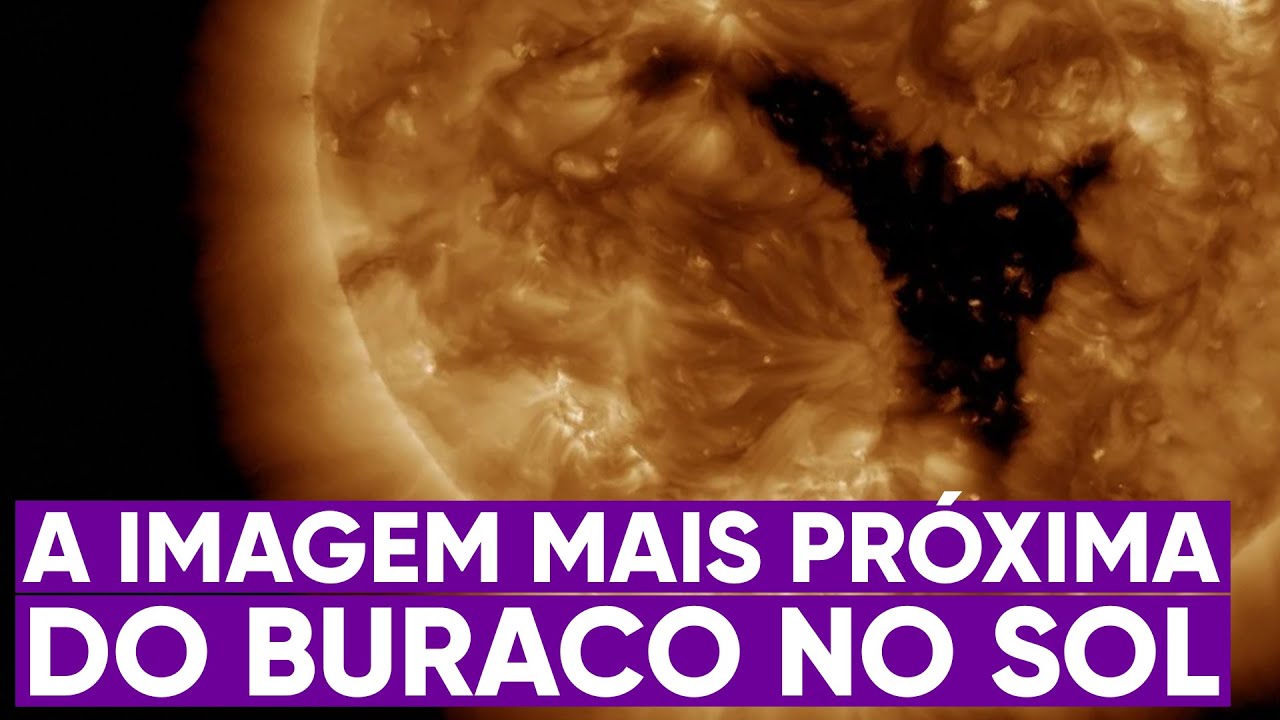 Telescópio revela interior de buraco no Sol - YouTube