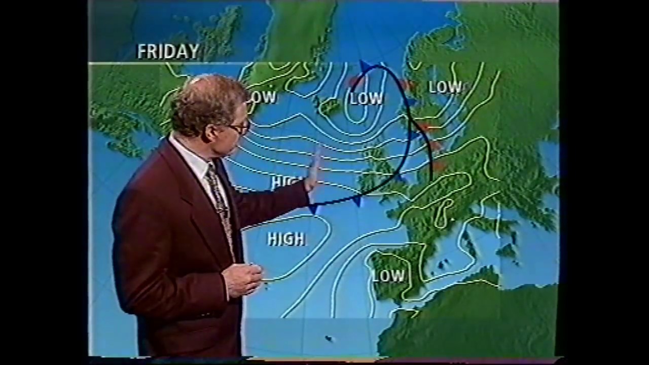 BBC Weather 21st July 1996: 30.7°C at London Heathrow - YouTube