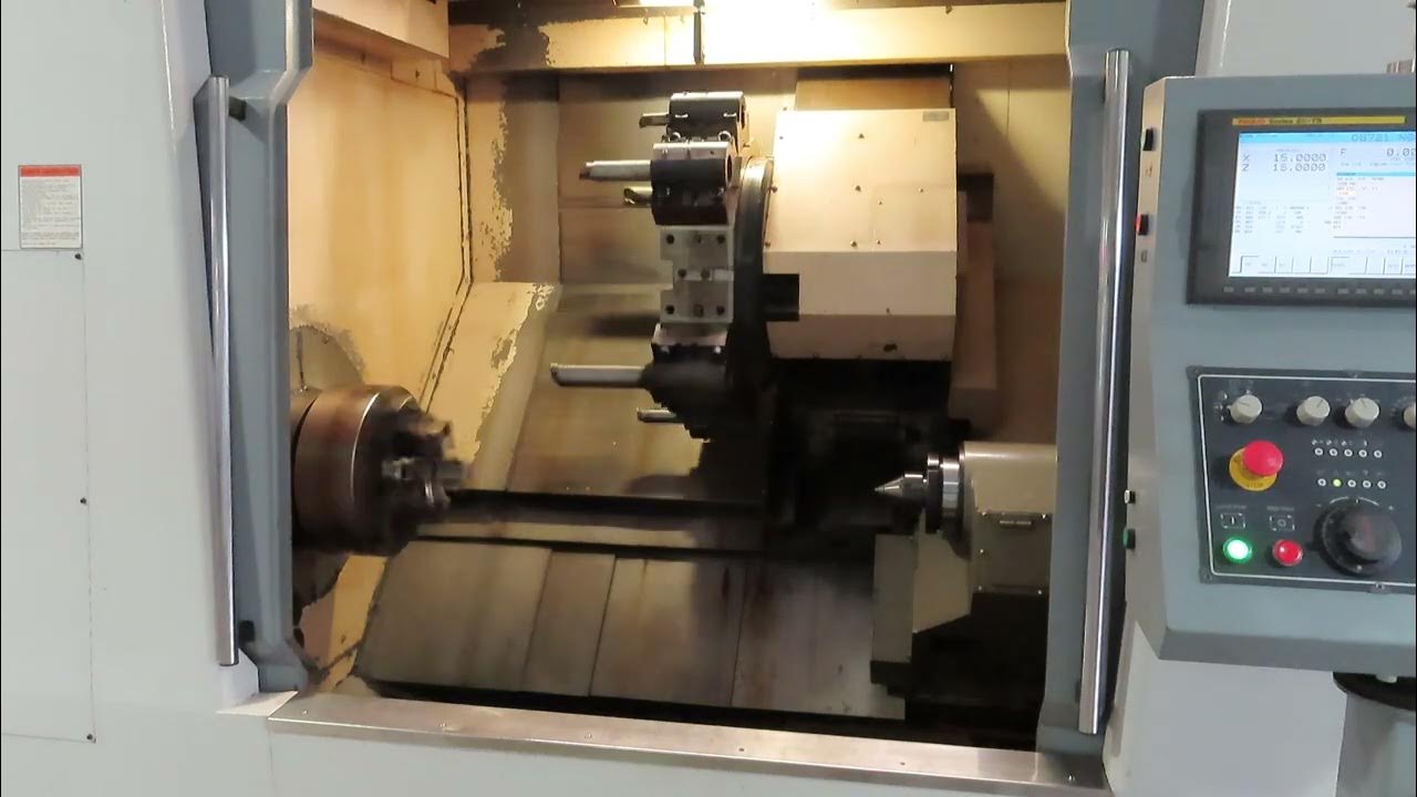 MIGHTY VIPER VT40A-1000 CNC Turning Center - YouTube