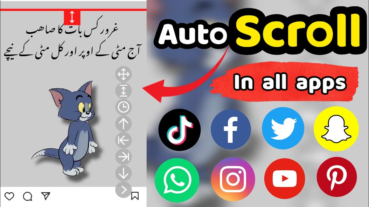 How to auto Scroll on android | Auto Scroll app for Android - YouTube