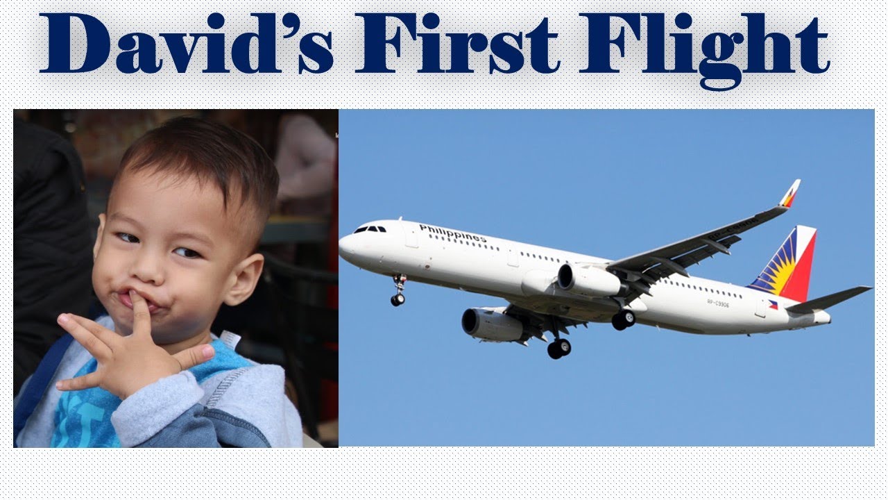David's First Airline flight - YouTube