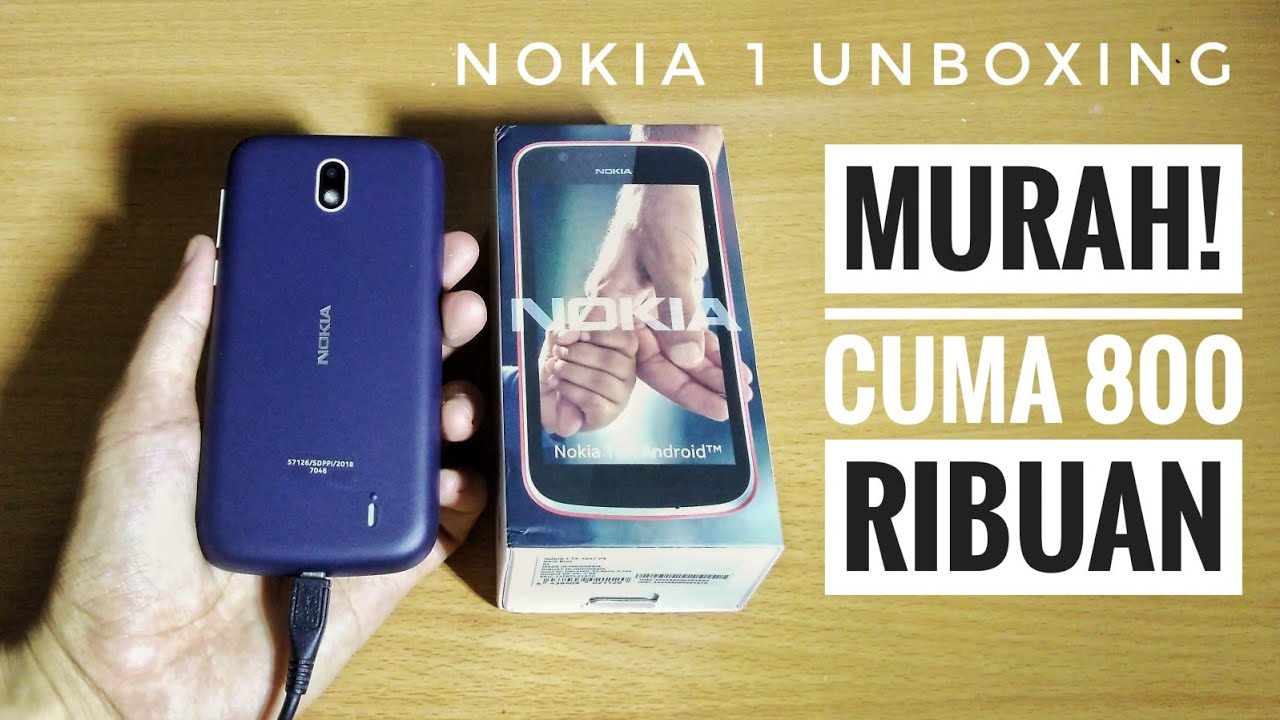 Unboxing Nokia 1 - Hape Android dari Nokia Termurah! - YouTube