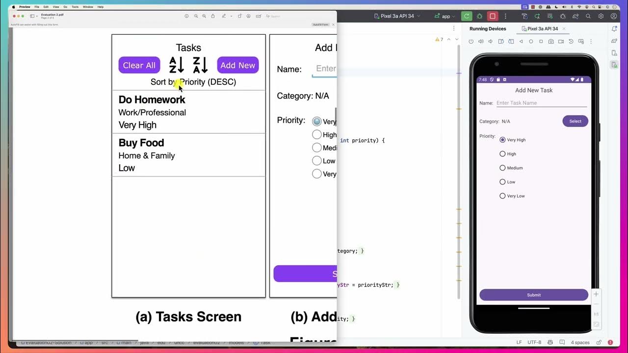 Android Solving Evaluation 02 Which Focuses On Listviews And Array Adapters Youtube