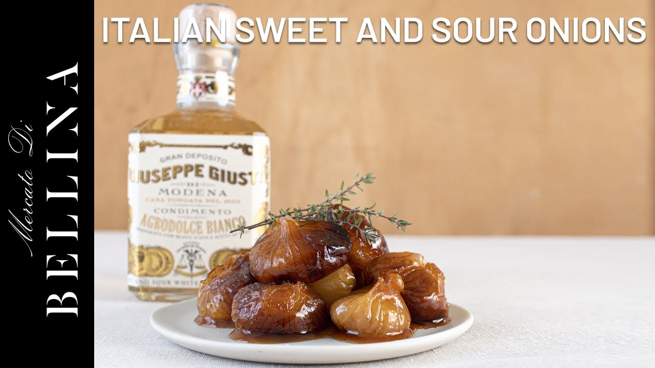 Italian Sweet and Sour Onions Recipe - YouTube