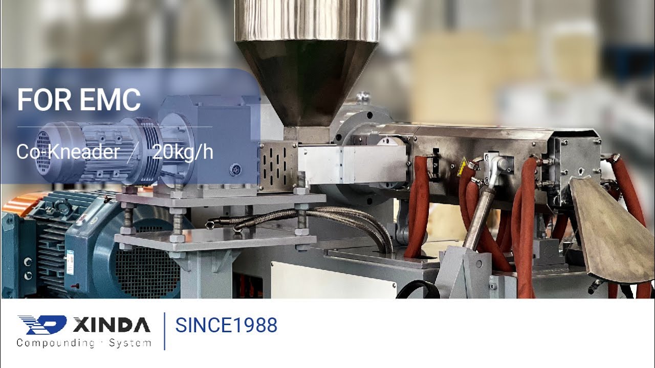 SJW Lab Scale Co Kneader for EMC 20kg/h - YouTube