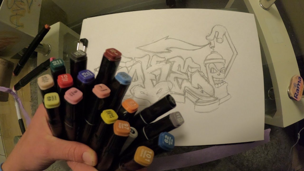 QUICK DRAW GRAFFITI + Character | SOKE GRAFFITI - YouTube