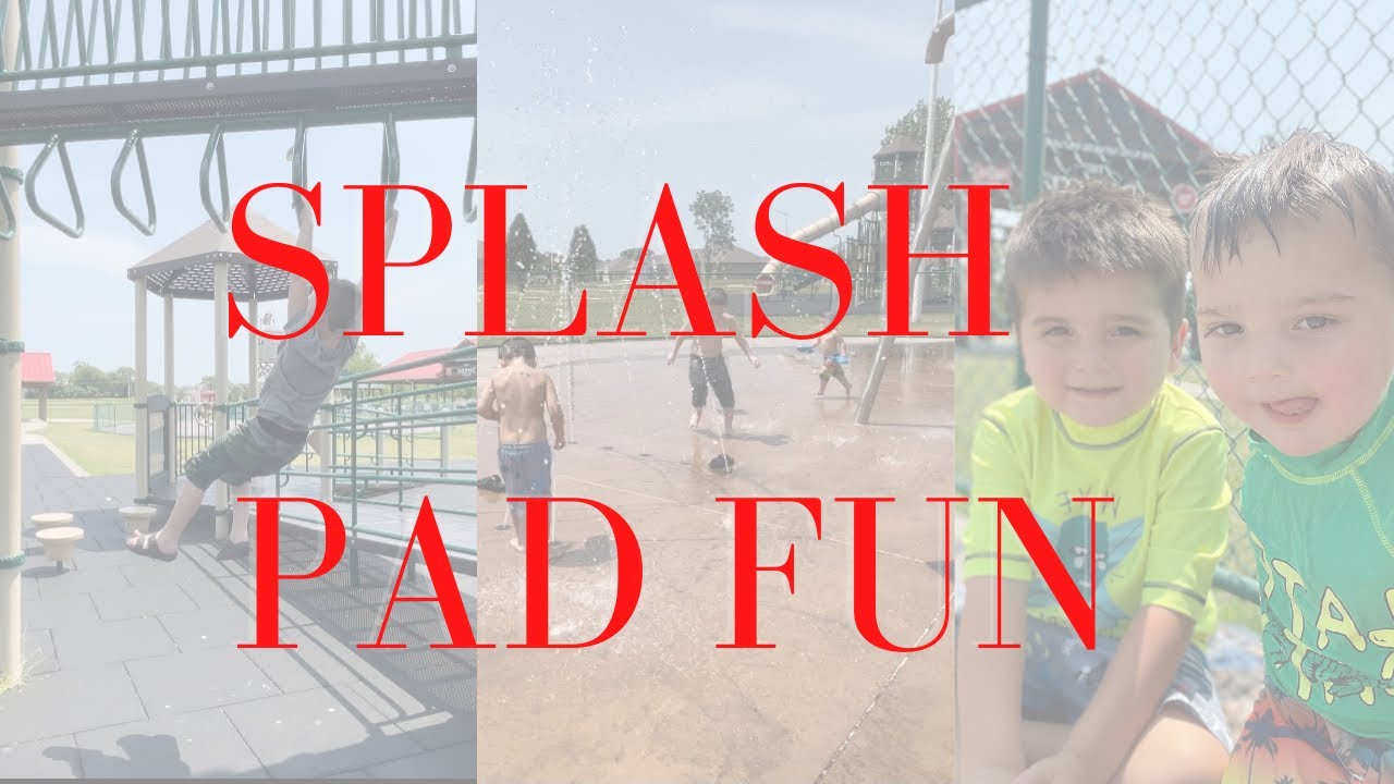 SPLASH PAD FUN! - YouTube
