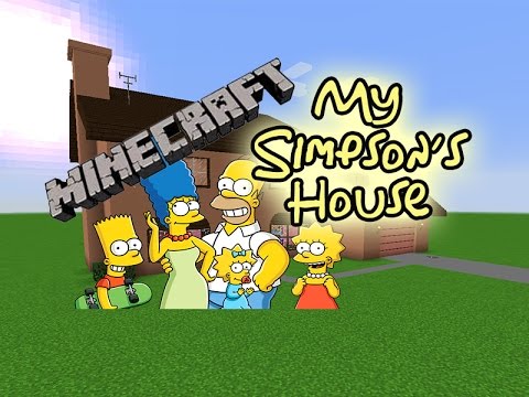 Minecraft Cartoon House "The Simpson's House Tour" - YouTube