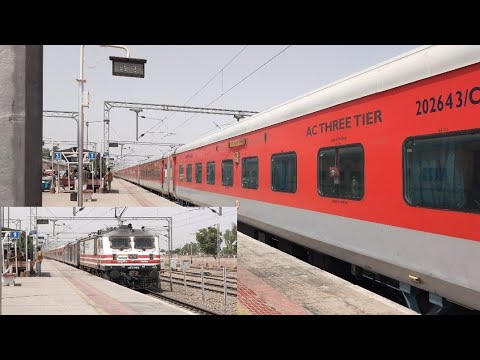 19601 Udaipur City-New Jalpaiguri Weekly express train with GZB ka Wap ...