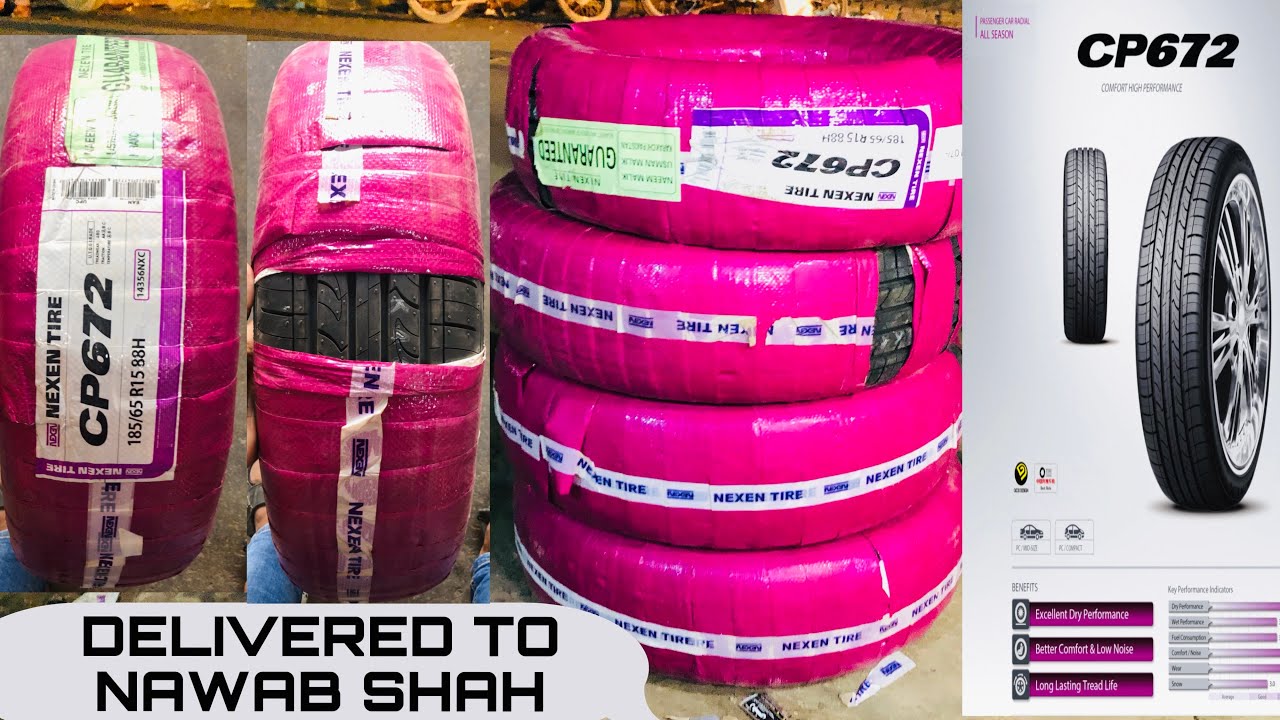 NEXEN TIRE (CLASSIC PREMIERE CP 672) 185/65R15 DELIVERED TO NAWAB SHAH PRICE IN KARACHI PAKISTAN ...