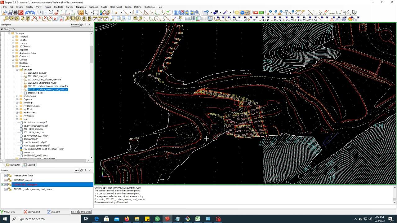 Part 01 - Surpac tutorial Process file string - YouTube