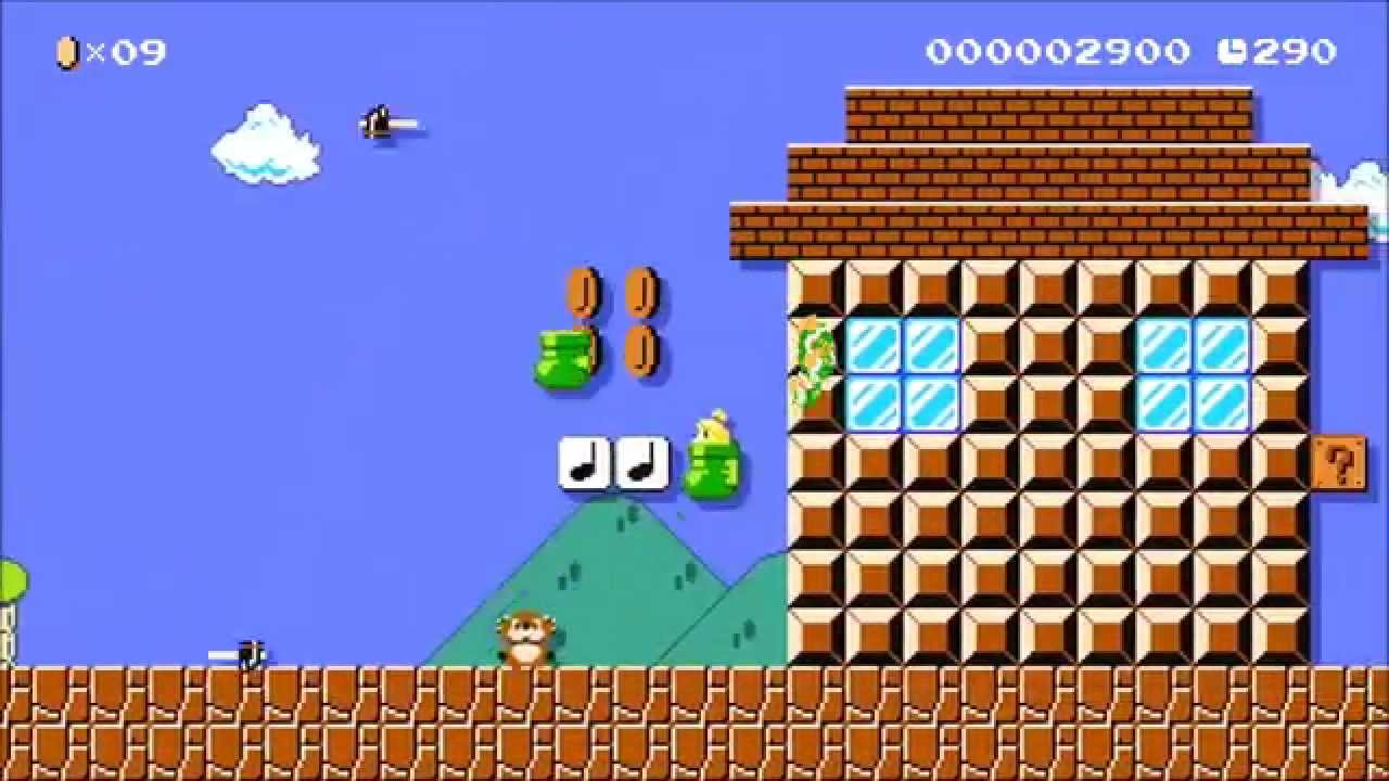 Super Mario Maker - "Isabelle Will Protect The Mayor!" - YouTube