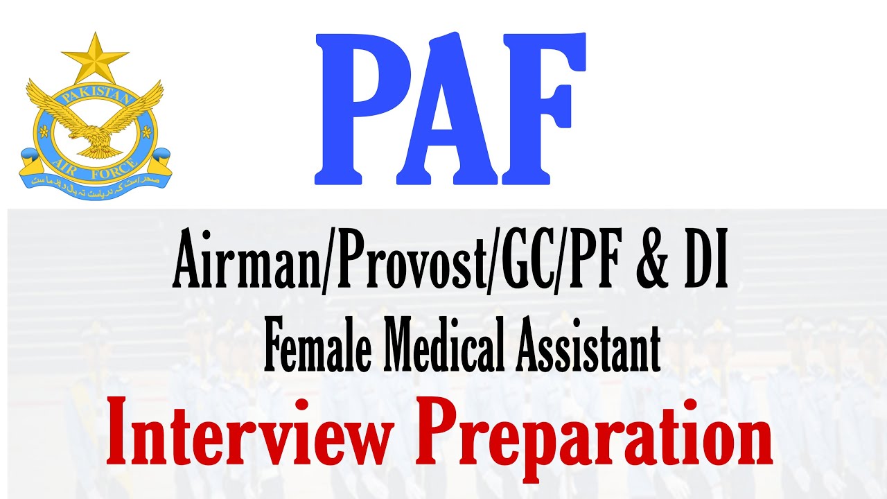PAF Airman Interview Preparation | PAF Interview Questions - YouTube