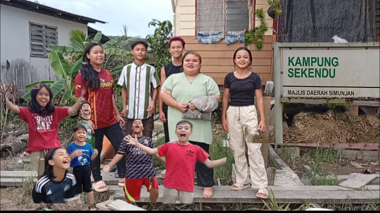 KAMPUNG SEKENDU SIMUNJAN SARAWAK ||SUASANA KAMPUNG YANG CANTIK DAN ...