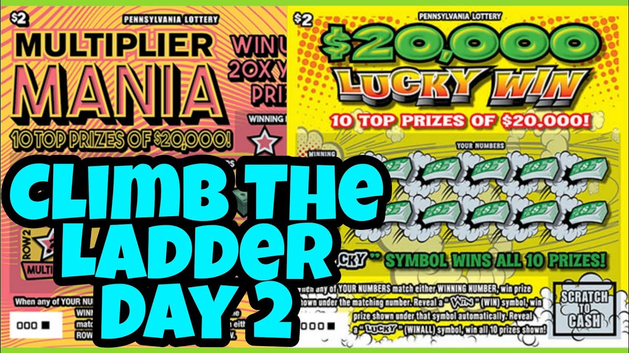 Pa Lottery Scratch Games 🔴 Personal Climb The Ladder Challenge Day 2 ...