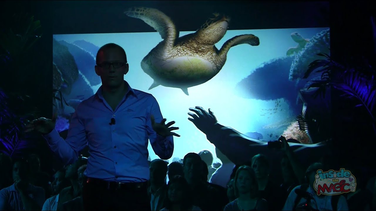 Turtle Trek 3D 360 movie at SeaWorld Orlando announcement and interview ...