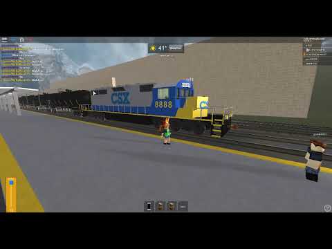 ROBLOX CSX 8888 Visit at Winston Union Station - YouTube