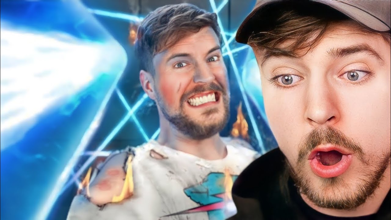 MrBeast Reacts To The World's Deadliest Laser Maze With Thoren🔥 - YouTube