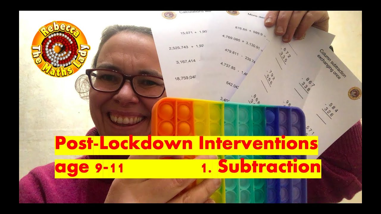 Age 9-11 Subtraction Intervention - YouTube
