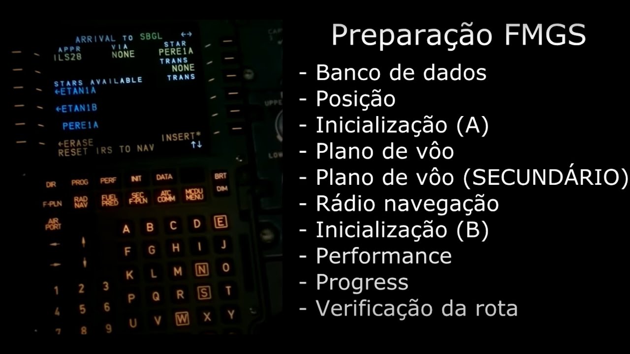 Como preparar o plano de voo (FMC) no Airbus a320 - Tutorial para ...