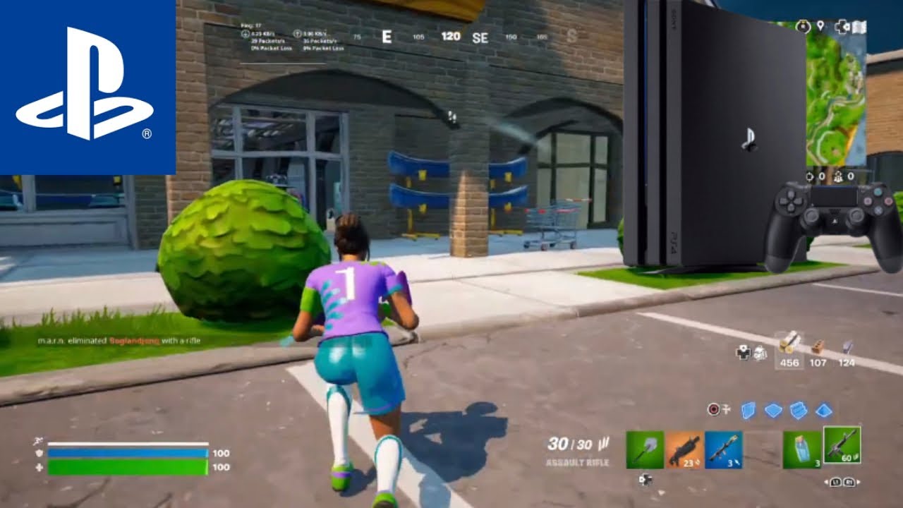 OG Fortnite Console Gameplay. Fortnite on Ps4 - YouTube