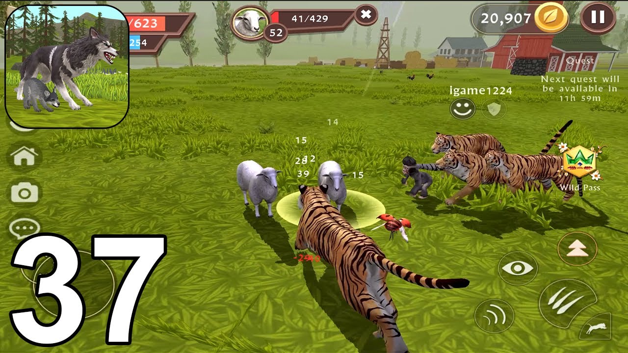 WildCraft: Animal Sim Gameplay - FARM - Walkthrough (iOS, Android) Part ...