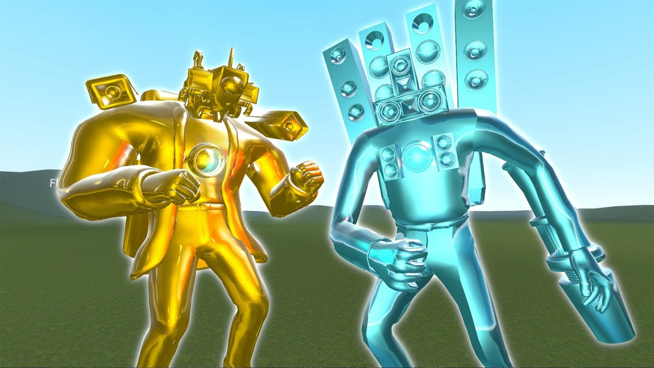 MECHA CAMERA MAN BOSS VS MECHA SPEAKER MAN BOSS In Garry's Mod! - YouTube