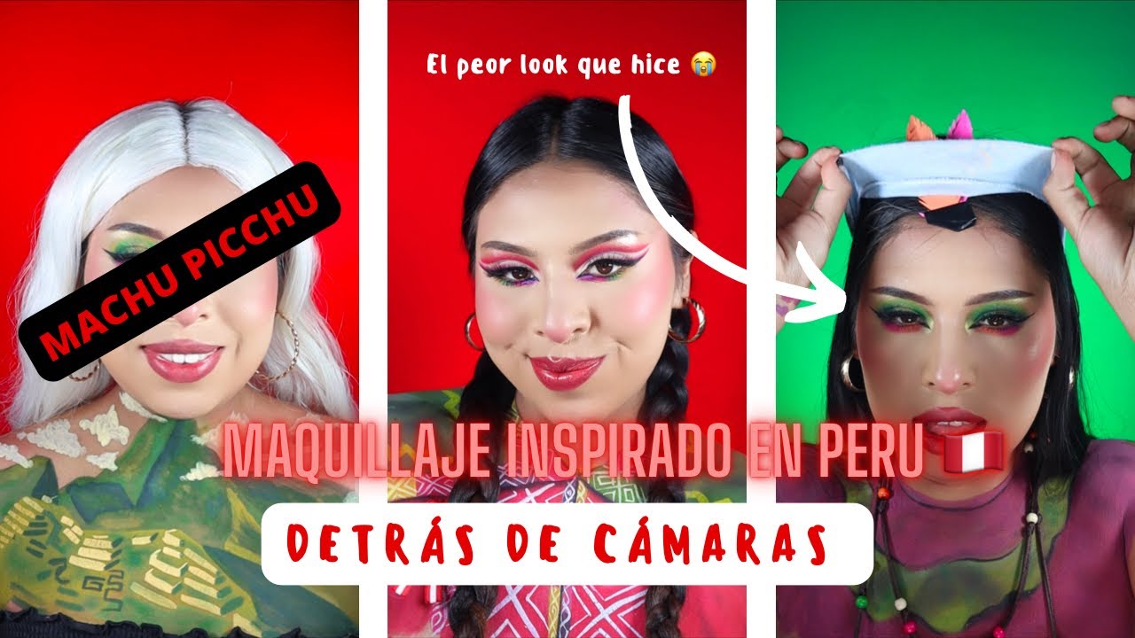 Perú me odiará por esto? Hice un maquillaje inspirado en PERÚ 😱 | Jonna ...