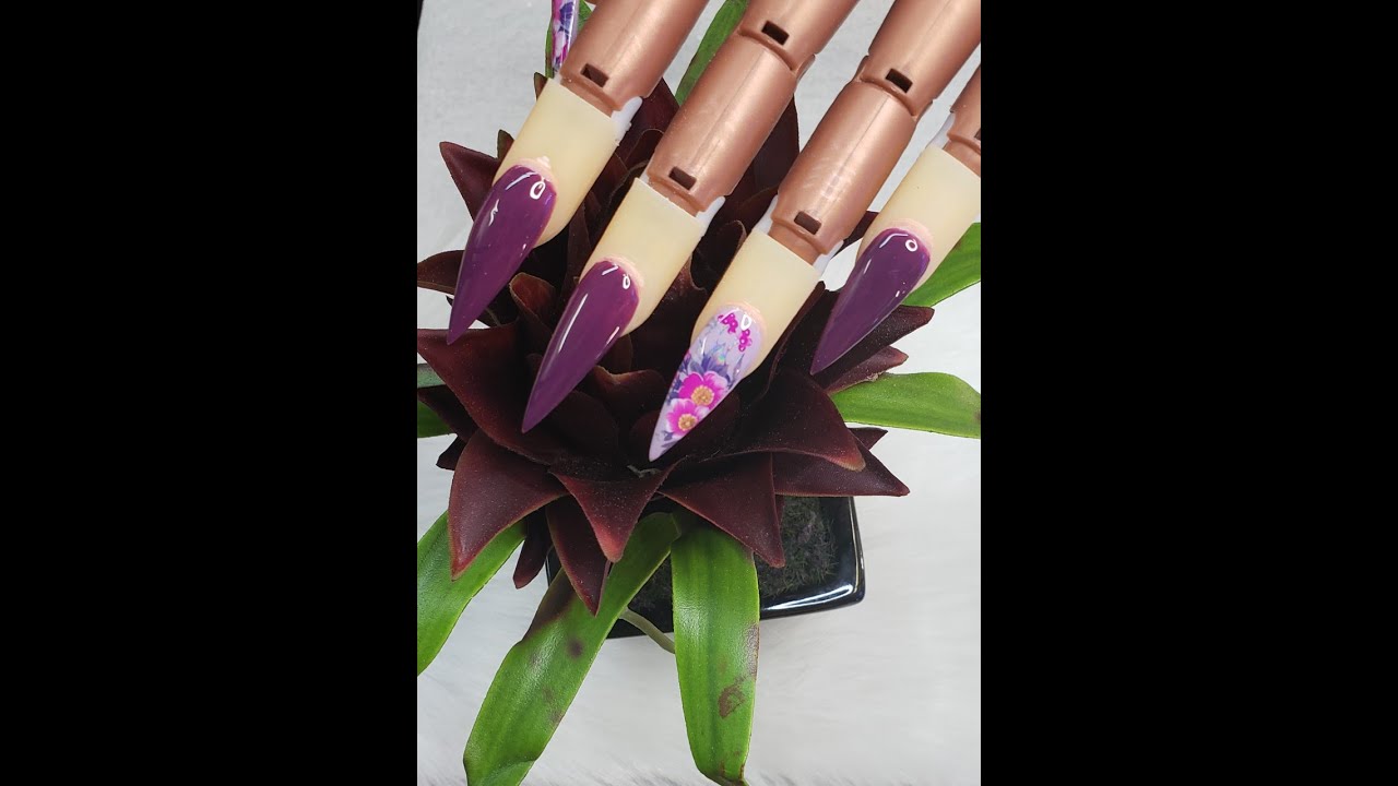 Simple Gel Polish Design. - YouTube