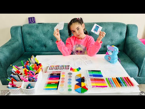 EVDEKİ BÜTÜN BOYALARI DENİYORUZ !! HANGİSİ EN GÜZEL ?? @DilaKent @RukiyeÇetinkaya