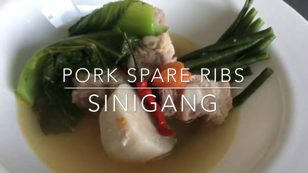 2017 Sinigang Pork Spare ribs - YouTube