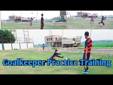 Goalkeeper practice training video - YouTube